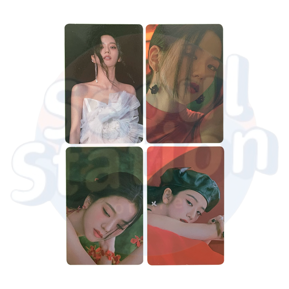 JISOO - ME - APPLE MUSIC Photocard (Red Back) – Seoulstation.de
