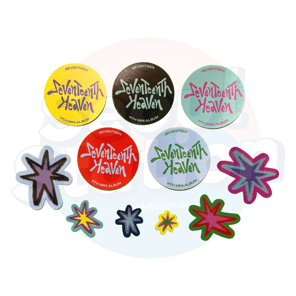 SEVENTEEN - SEVENTEENTH HEAVEN - Sticker Set - AM 5:26 Ver ...