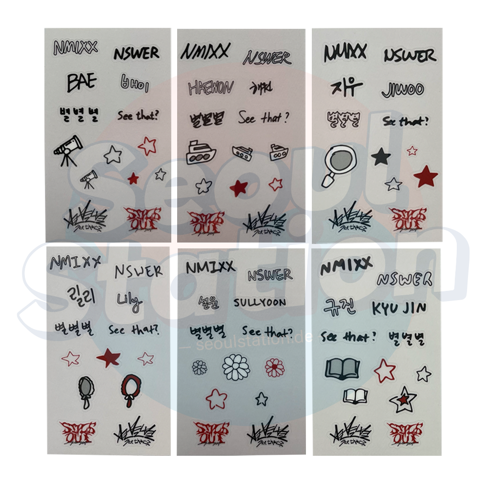 NMIXX - Fe3O4: STICK OUT - Sticker – Seoulstation.de