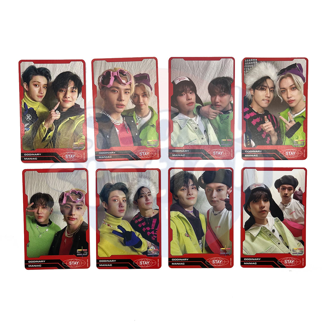 STRAY KIDS - ODDINARY - MASK OFF Ver. - UNIT Trading Card - RED Ver ...